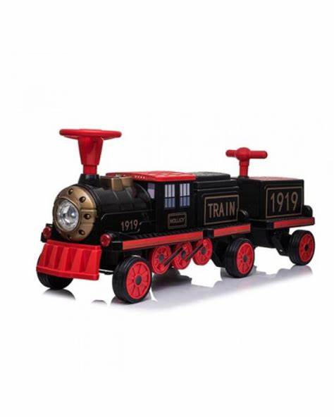 HAPPY TRAIN PLIKO RIDE ON - BLACK di Batam Sewa Mainan A2R